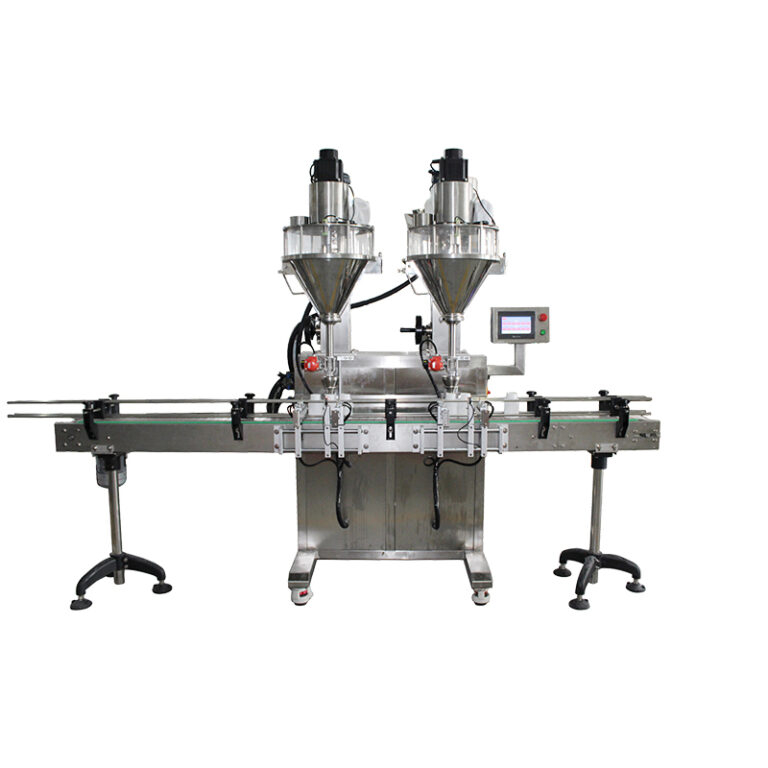 Double Head Powder Filling Machine | Automatic Bottle And Jar Filling ...
